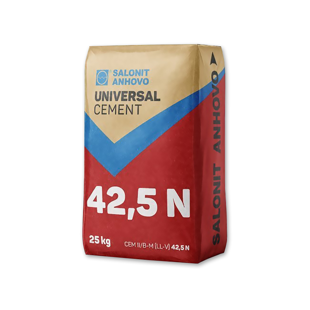 CEMENT 25KG ANHOVO UNIVERSAL (SA) 42,5N CEM II/B-M (LL-V) #64 - Gavroprom